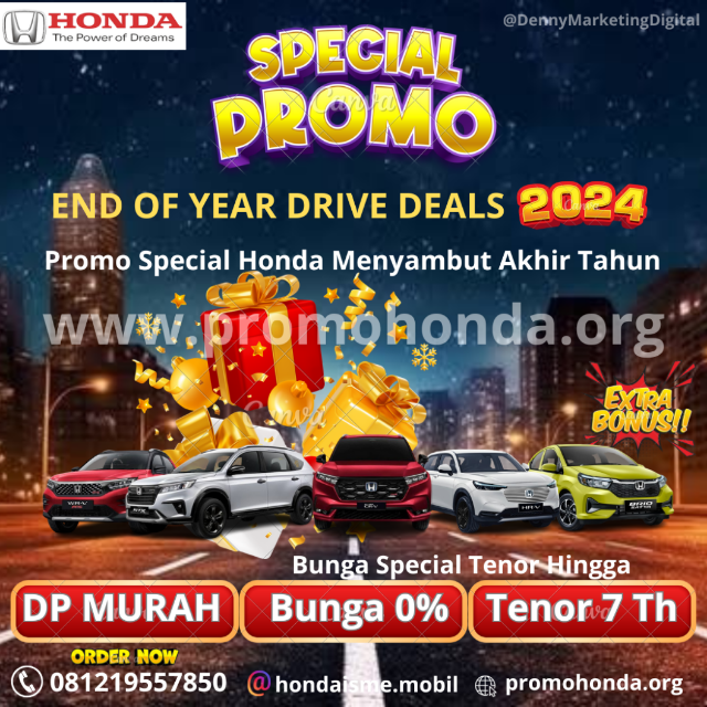 PROMO AKHIR TAHUN 2026 | Dealer Mobil Honda | Promo Mobil Honda 2025