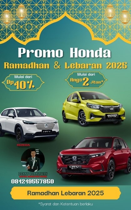 Promo Mobil Honda Menyambut Bulan Ramadhan dan Lebaran 2025 | Dealer ...